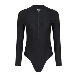 Mountain Warehouse - "Surfer" Badeanzug f&uuml;r Damen Lang&auml;rmlig (Pechschwarz)
