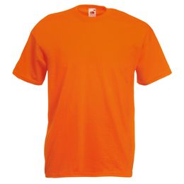 Fruit of the Loom Herren Kurzarm T-Shirt (Orange)
