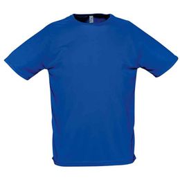 SOLS - "Sporty" T-Shirt f&uuml;r Herren Raglan&auml;rmel (K&ouml;nigsblau)