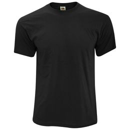 Fruit of the Loom Herren Screen Stars Original T-Shirt (Schwarz)