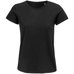 SOLS - "Crusader" T-Shirt f&uuml;r Damen (Schwarz)