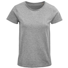 SOLS - "Crusader" T-Shirt Baumwolle aus biologischem Anbau f&uuml;r Damen (Grau)