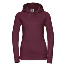 Russel Athletic Russell Damen Kapuzenpullover, 3lagig (Burgunder)