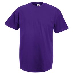 Fruit of the Loom Herren Kurzarm T-Shirt (Violett)