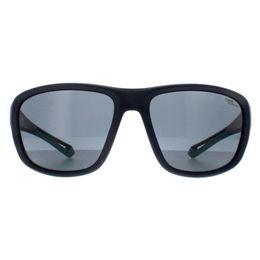 Polaroid Rechteck Unisex blau azurblau grau polarisiert kontrastreich PLD 7049/S