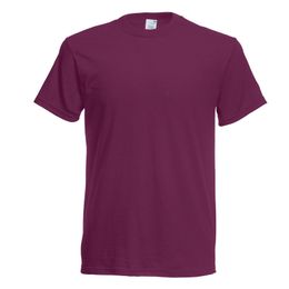Screen Stars Fruit of the Loom Original Herren T-Shirt, Kurzarm (Burgunder)