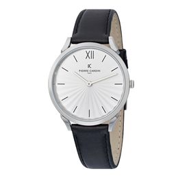 Pierre Cardin Pigalle Pliss&eacute;e Schwarz Unisex Armbanduhr CPI.2000