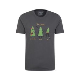 Mountain Warehouse - "Spruce Springsteen" T-Shirt f&uuml;r Herren (Holzkohle)