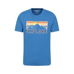 Mountain Warehouse - "Explore" T-Shirt f&uuml;r Herren (Blau)