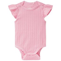 Topomini Baby Kurzarmbody mit Ajour-Struktur