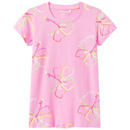Yigga M&auml;dchen T-Shirt mit Neon-Prints