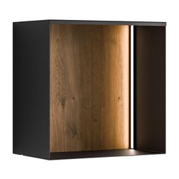 METALLREGAL QUADRO mit LED Beleuchtung