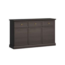 SIDEBOARD Toja Anthrazitfarbenes Holz