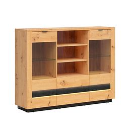 GESCHIRRSCHRANK Glenn Holz und Schwarz