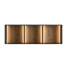 METALLREGAL QUADRO II mit LED-Beleuchtung