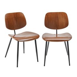 Signature ST&Uuml;HLE Finishing Olympia Nussbaum - Menge von 2 - 46/77/77 cm