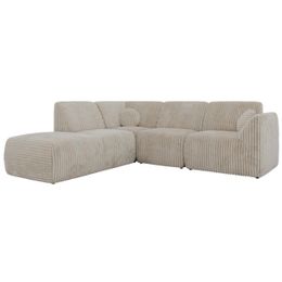 ECKSOFA NOARA 5M L Beige Cord - Links