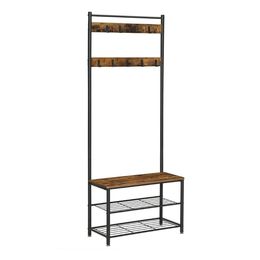 MEHRZWECKSCHRANK mit Kleiderhaken und Schuhbank