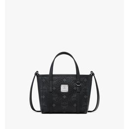 MCM Toni Shopper mit Reissverschluss oben in Visetos MWPFSMT03BK001
