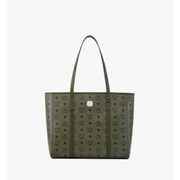 MCM Toni Shopper mit Reissverschluss oben in Visetos MWPFAMT07K8001