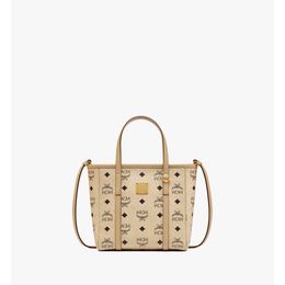 MCM Toni Shopper mit Reissverschluss oben in Visetos MWPAATN04I8001