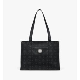MCM Aren School Bag Tragetasche in Visetos MWTGSTA02BK001