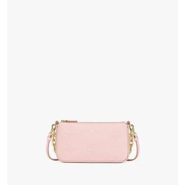 MCM Aren Umh&auml;ngetasche aus Leder mit Kette und Maxi-Monogramm MYZGSTA07QA001
