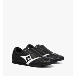 MCM Federlite Lo Slip-On-Sneaker aus gestepptem Leder MEXGSAP02BK041