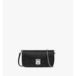 MCM Tracy Umh&auml;ngetasche in Visetos-Leder-Mix MWRGSXT01BK001