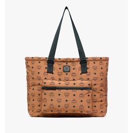 MCM Aren Verstaubare Nylon-Tragetasche mit Monogramm MMTGSTA02CO001