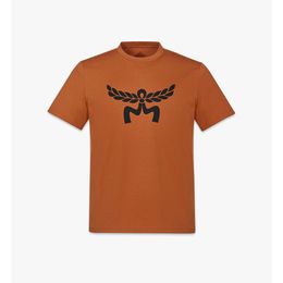 MCM T-Shirt aus Bio-Baumwolle mit Laurel-Logo-Print MHTESMM05CO00S