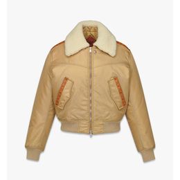 MCM Fliegerjacke aus Lammfell und ECONYL MFJFAMM01IG00M