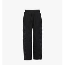 MCM Cargohose aus ECONYL mit Monogramm MHPGAMM01BK00S