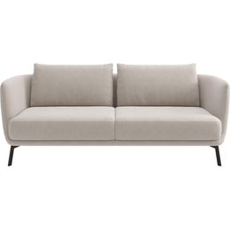 Sch&ouml;ner Wohnen Kollektion Sofa "Pearl, hochwertig und komfortabel, - 5 Jahre Hersteller-Garantie", silber (platin trend), B:210cm H:85cm T:91cm, SCH&Ouml;NER WOHNEN-KOLLEKTION, Sofas, wahlweise als 2,5- oder 3-Sitzer erh&auml;ltlich, Topseller