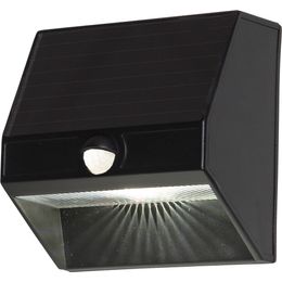 LED Solarleuchte "Solar-Wandleuchte Wandy", schwarz, B:11cm H:11cm L:11cm T:6cm, Parforce Traditional Hunting, Leuchten, Bewegungs- und D&auml;mmerungssensor, stetig 5 lm, bei Bewegung 50 lm