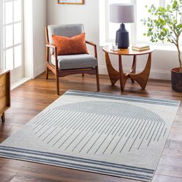 Teppich LIVABLISS "SANTIAGO", blau, B:200cm H:10mm L:275cm, Polypropylen (PP), Teppiche, Teppich, Teppich im skandinavischen Design f&uuml;r ein modernes, stilvolles Zuhause