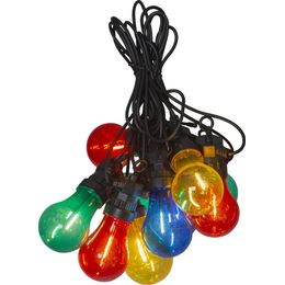 LED-Lichterkette "Circus Filament", multi, Dioden 10 Stk. Flammen 10 Stk., Kabell&auml;nge 5m x Gesamtl&auml;nge 4,05m, Parforce Traditional Hunting, Lichterketten, ca. 15x6 cm, ca. 4,05 m L&auml;nge, mit Trafo, outdoor, Vierfarb-Karton