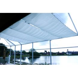 Sonnensegel Floracord "Innenbeschattung", grau, B:330cm T:200cm, Polyester, Sonnensegel, BxT: 330x200 cm, 1 Bahn