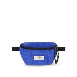 Bauchtasche Eastpak "SPRINGER", Damen, Gr. B/H/T: 23cm x 16,5cm x 8,5cm, blau (ribs blau), Cord, Textil, Taschen, Unisex G&uuml;rteltasche, Minibag im l&auml;ssigen Look, mit Logo-Aufn&auml;her