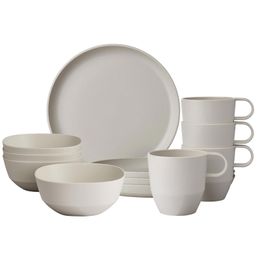 Geschirr-Set Mepal "Fr&uuml;hst&uuml;cks-Set Silueta 12er Set", wei&szlig; (nordic wei&szlig;), 12, Kunststoff, Geschirr-Sets, Geschirr-Set, Sp&uuml;lmaschinengeeignet, Mikrowellengeeignet, Gefrierfachgeeignet, Dampfgarergeeignet, max. 150 &iquest;C