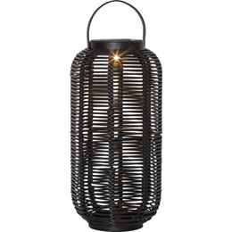LED Solarleuchte "Solar-Laterne Runda", schwarz, H:30cm &Oslash;:15cm, Parforce Traditional Hunting, Leuchten, schwarze Drahtoptik, D&auml;mmerungssensor