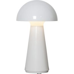 LED Tischleuchte "Tischlampe Mushroom", wei&szlig;, B:16cm H:28cm L:16cm T:16cm &Oslash;:16cm, Parforce Traditional Hunting, Leuchten, LED Tischleuchte, Akku-Tischleuchte, 3-Stufen-Dimmung, Li-Ion-Akku