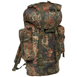 Rucksack Brandit "Brandit Accessoires Nylon Military Backpack", Gr. onesize, flecktarn, Polyester, Rucks&auml;cke Rucksack