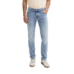 Marc O'Polo Regular-fit-Jeans MARC O'POLO "aus Bio-Baumwoll-Mix", Herren, Gr. 31, L&auml;nge 32, light blau, Obermaterial: 90% Baumwolle, 9% Polyester, 1% Elasthan, unifarben, regular fit normal, Jeans