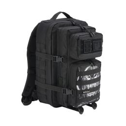 Schultertasche Brandit "Brandit Unisex Mot&ouml;rhead US Cooper large", Damen, Gr. onesize, schwarz, Polyester, Taschen Schultertasche