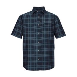 Funktionshemd Killtec "KOS 64 MN WVN SHRT", Herren, Gr. L, Normalgr&ouml;&szlig;en, navy, Obermaterial: 100% Polyester.Futter: 100% Polyester, Hemden, Karierte Herrenhemd, schnelltrocknend, mit Brusttaschen