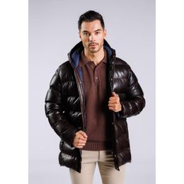 Kurzmantel Freaky Nation "Outstanding-FN", Herren, Gr. L(48), braun, Oberstoff: 100% Leder. Futter: 100% Polyamid, M&auml;ntel Kurzmantel