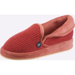 Hausschuh Casual Looks, Damen, Gr. 36, terra, Textil, Schuhe Hausschuh
