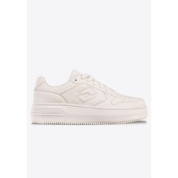 Plateausneaker Lotto, Damen, Gr. 42, wei&szlig;, Synthetik, Schuhe Plateausneaker
