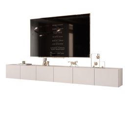 Idohome Tv-Lowboard, Kaschmir, Holzwerkstoff, Rechteckig, 300x36x40 cm, Wohnzimmer, Wohnw&auml;nde, Lowboards, Lowboards stehend